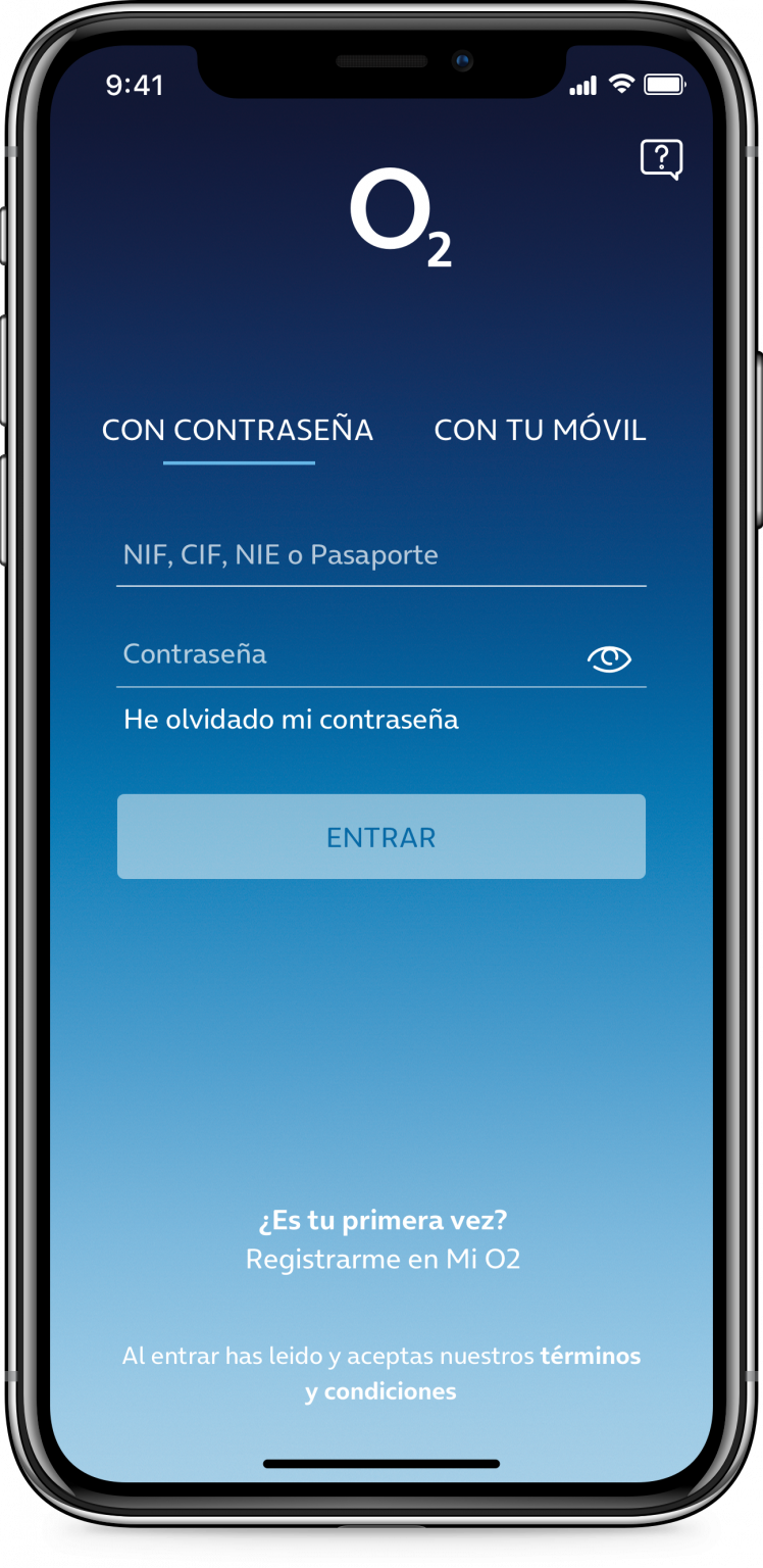 ¿Cómo me puedo registrar en la app Mi O2? | O2 Ayuda