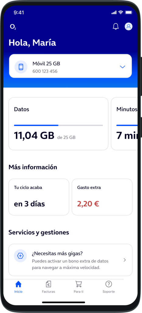 ¿Qué puedo consultar en la aplicación Mi O2? | O2 Ayuda