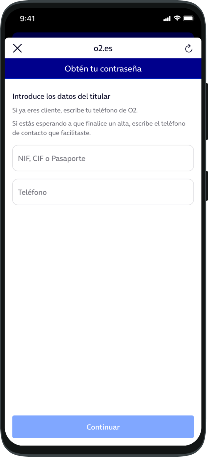 ¿Cómo me puedo registrar en la app Mi O2? | O2 Ayuda