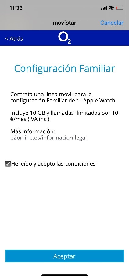Configura tu Apple Watch con el plan familiar | O2 Ayuda
