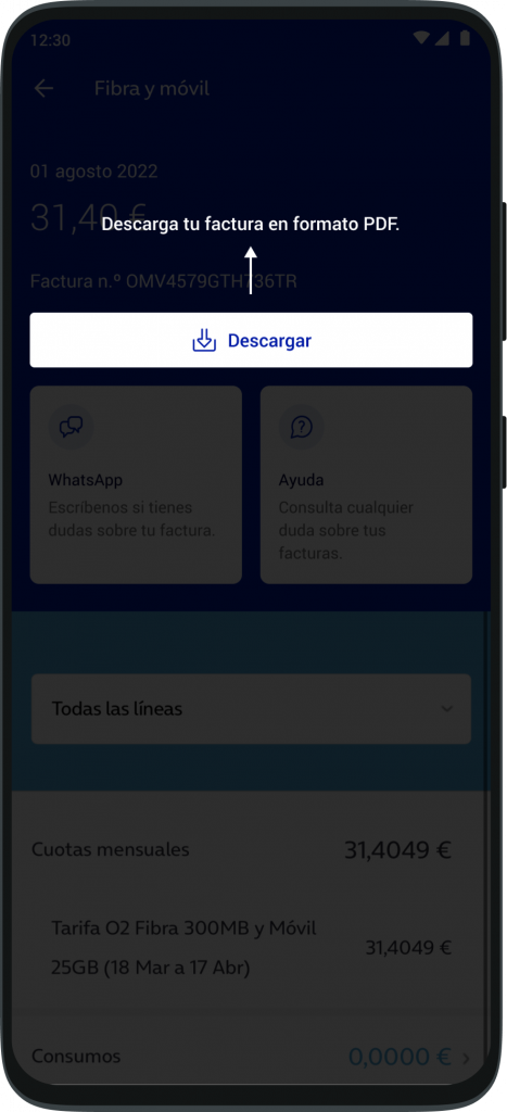 Cómo ver y descargar tus facturas de O2 | O2 Ayuda