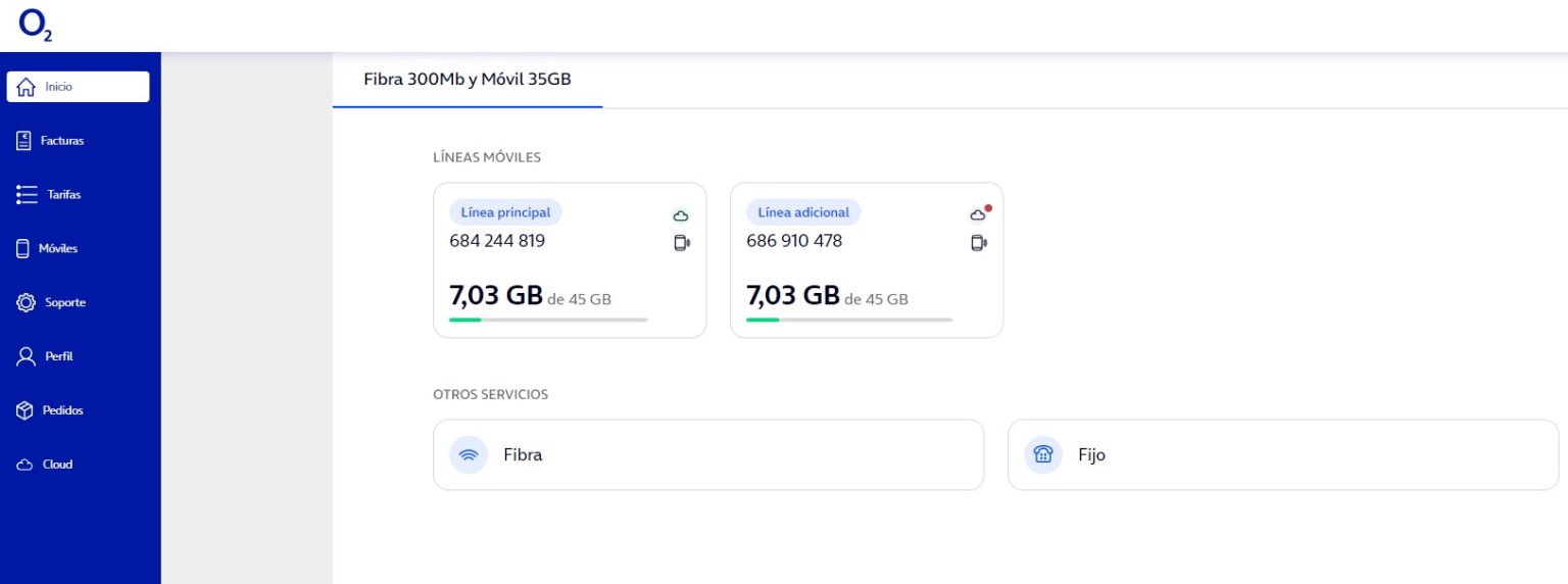 Àrea personal web Mi O2 | O2 Ajuda